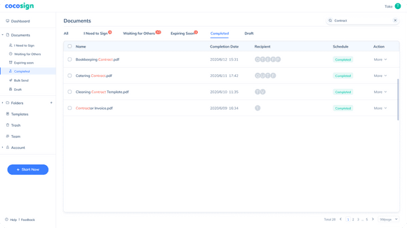 Easier, Quicker, Safer eSignature Solution for SMBs and Professionals