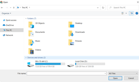 Select and drop fields from the toolbar on the right onto the document.