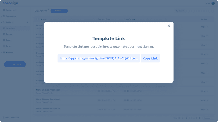 Document Signing Link
