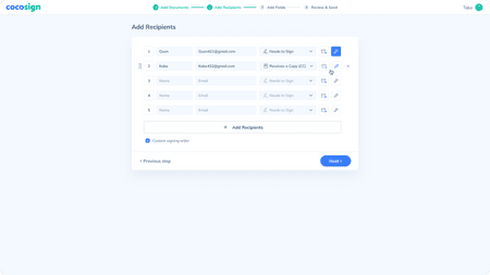 4. Customize the field formatting for your documents