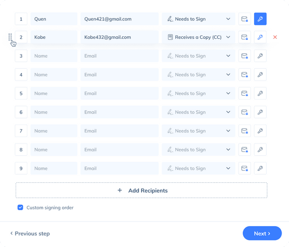 Fully controllable eSignature workflow to assist your business